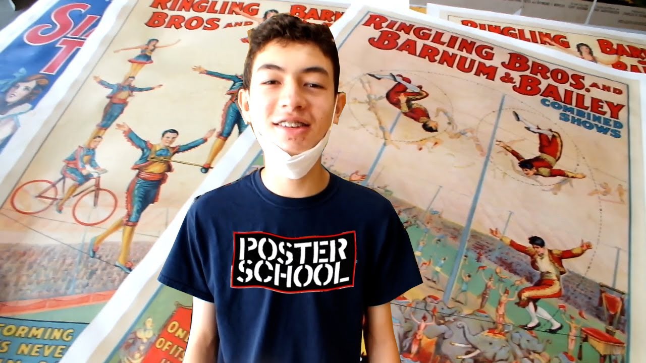 Vintage Circus Posters being RESTORED!!!