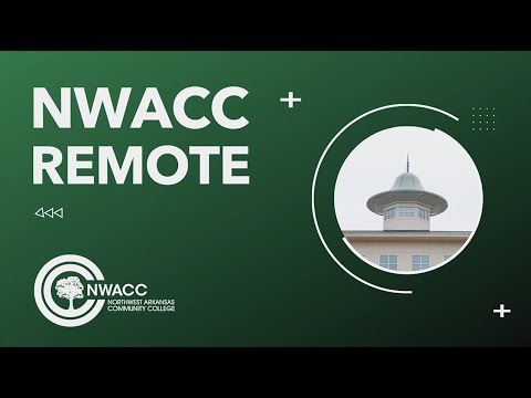 NWACC Remote: Justin White & Lindsey White