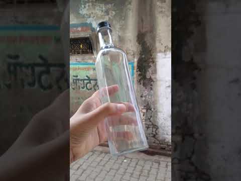 500ML SQUARE GLASS BOTTLE