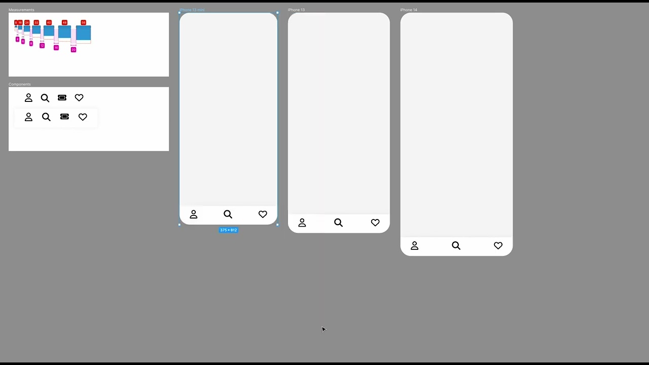 Figma Advanced - Assignment #1 - Responsive Lower Navigation