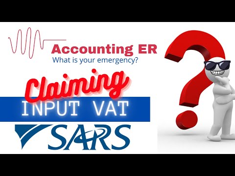 Rules for claiming input VAT in SA (L3V3)