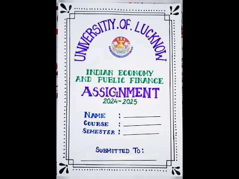 📝ASSIGNMENT📝| B.Com(Hons.)| Indian Economy and Public Finance| Industrial Policy & Sickness| SSI|