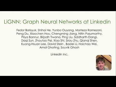 KDD 2024 - LiGNN Graph Neural Networks