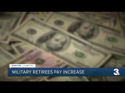 Military retirees to see largest pay increase in 40 years