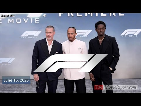 F1 THE MOVIE premiere Brad Pitt, Damson Idris, Lewis Hamilton, Javier Bardem, crew - June 16,2025 4K