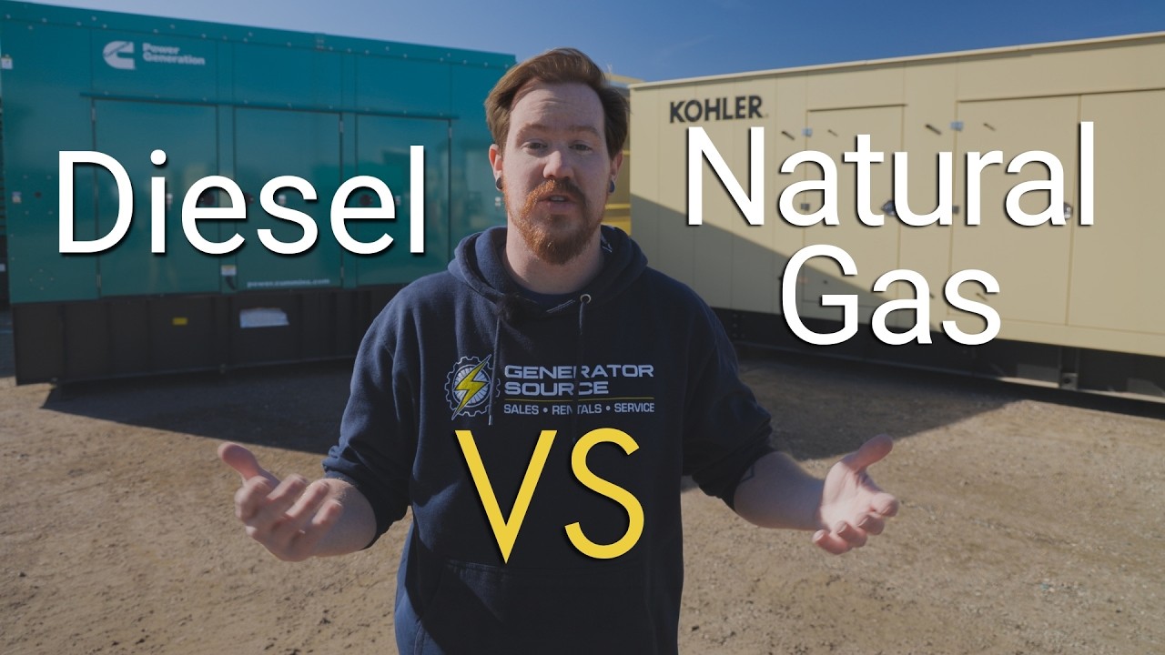 Diesel vs Natural Gas Generators | Which Fuel Type Is Best for Backup Power?