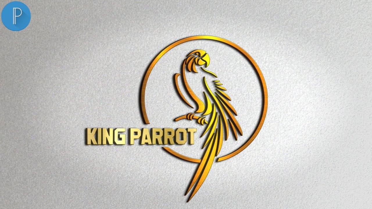 Professional logo design -king parrot logo[Vandy Design]