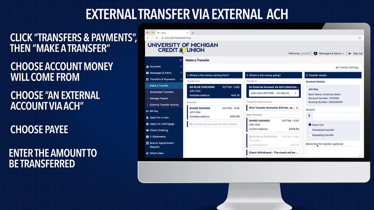 How to Make External Transfers | Online Banking Tutorial