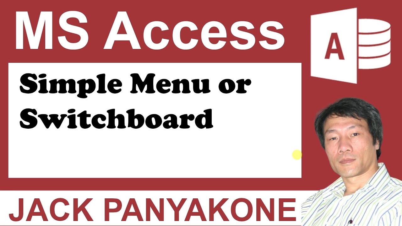 How to create a Simple Menu / [Switchboard]