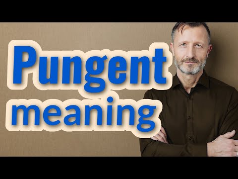 Pungent | Definition of pungent