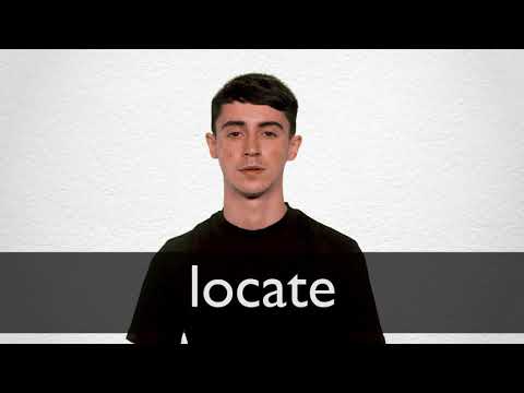 LOCATE - Meaning & Translations | Collins English Dictionary