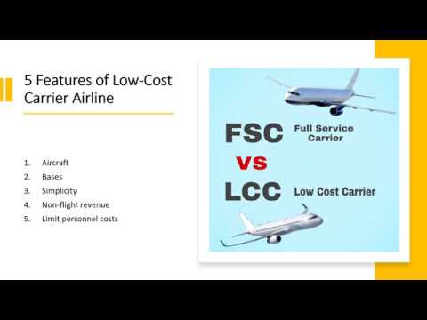 LCC vs FSC – Air Transport Management OzU