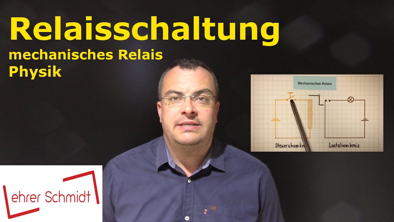 Relay circuit - mechanical relay | Physics | Lehrerschmidt