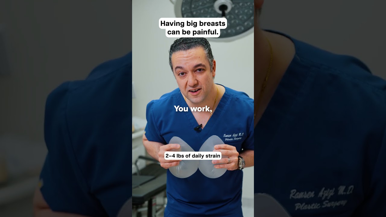 Plastic Surgeon Explains Why Big Breasts Are Painful for Women