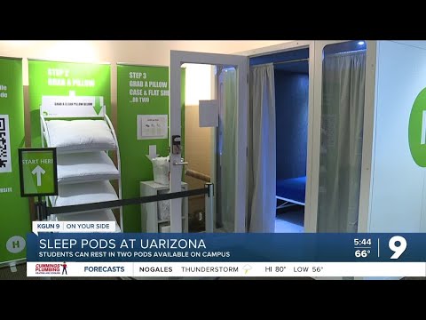 University of Arizona brings back nap pods