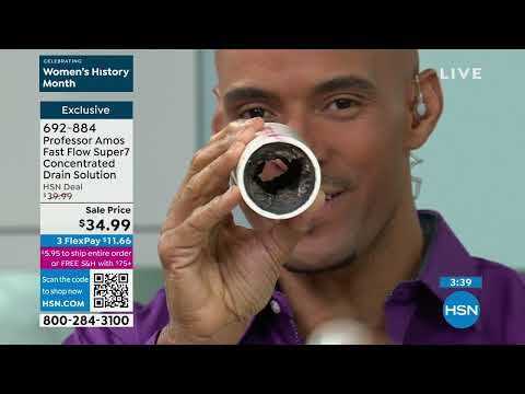 Professor Amos Fast Flow Super7 Concentrated Drain Solut...