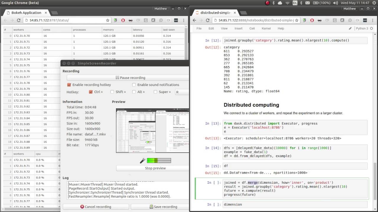 Dask-Pandas Dataframe Join