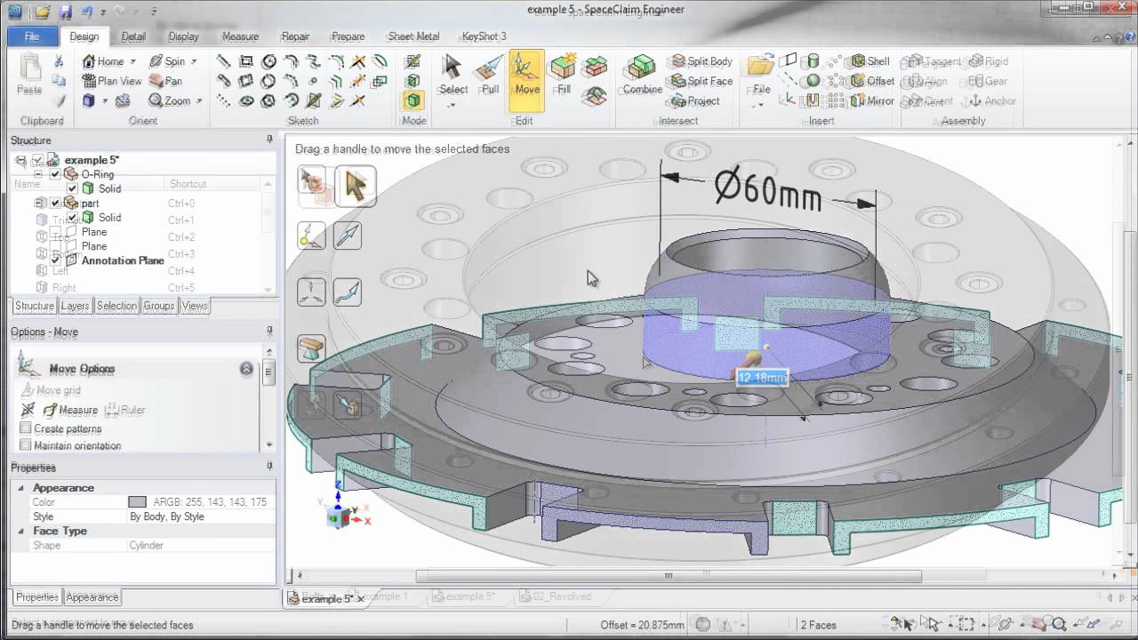 SpaceClaim 2012+ Modeling