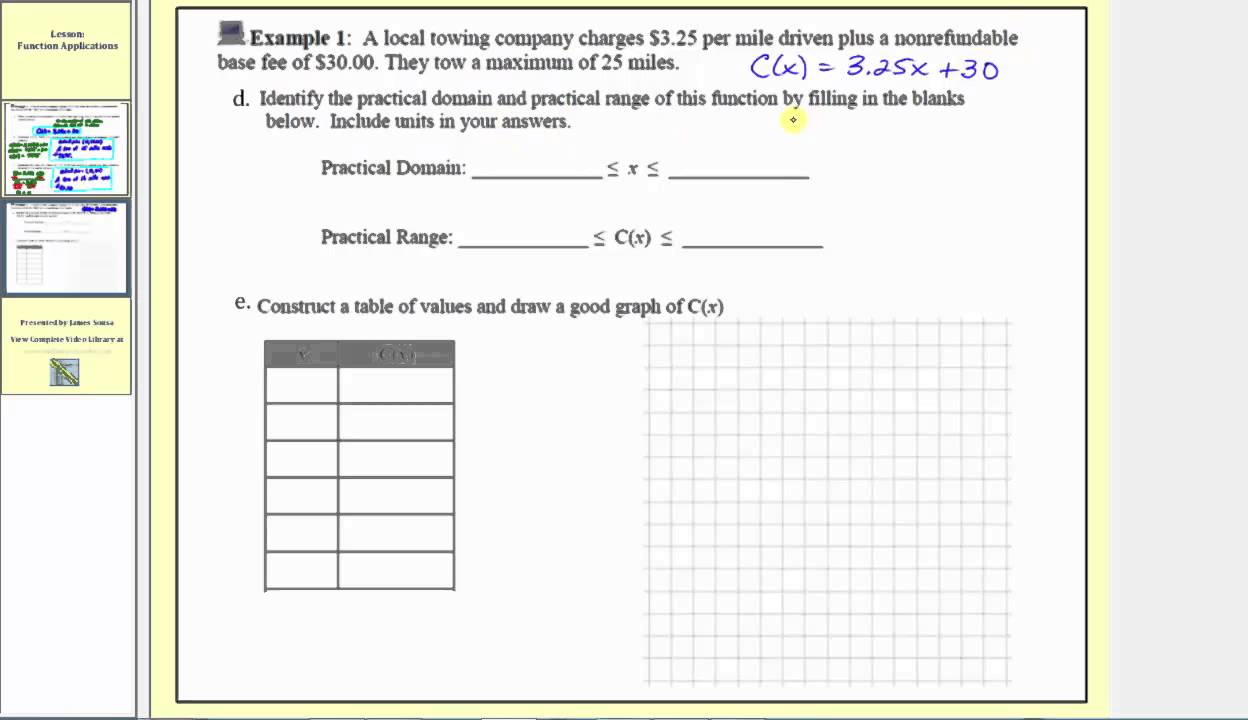 Linear Function Application (L8.6)