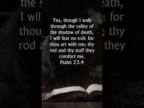 Psalm 23:4 KJV Audio Bible | Though I walk through the valley of the shadow of death