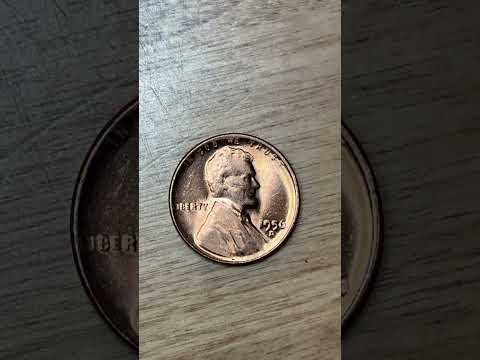 1956 Denver minted wheat cent in mint condition