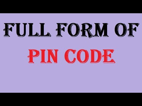 Full form of PIN code? | Abbreviation of PIN code? | PIN Code Ka Full Form Kya Hota Hai ?