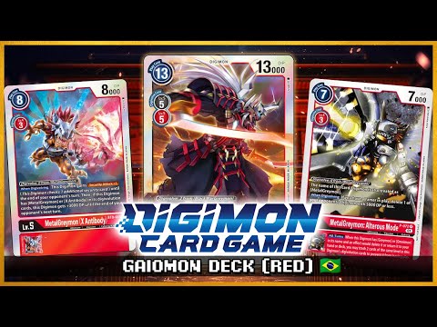 DIGIMON TCG – Gaiomon Deck (Red)