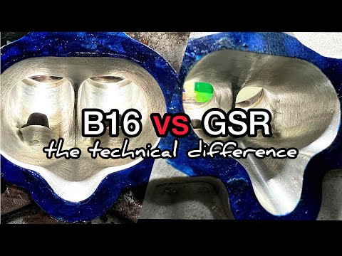 B16 PR3 vs GSR B18c1 Head Difference by SRDmotorsports