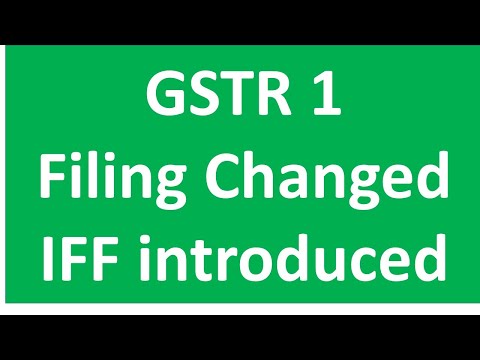 Big Change in GSTR 1 Filing Process I IFF Facility Notified I CA SAtbir Singh