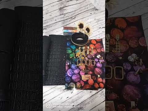 Black Faux Alligator skin Leather Handbag