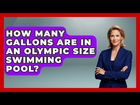 How Many Gallons Are In An Olympic Size Swimming Pool? - Water Sports Haven