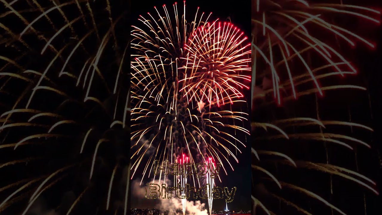 Happy Birthday Fireworks & Cheers! 🎉 Best Birthday Celebration Video 4K 🎂🎆#BirthdayFireworks