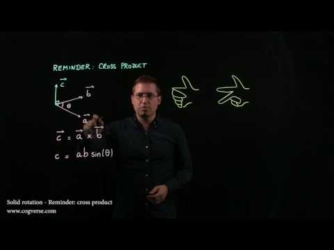 09 - Solid rotation - Reminder: cross product