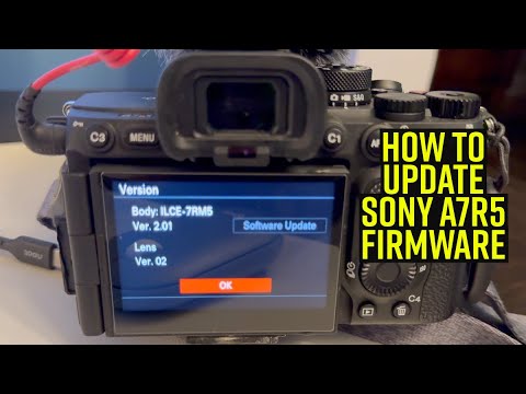 Sony A7R V: How to update firmware (ILCE7RM5)