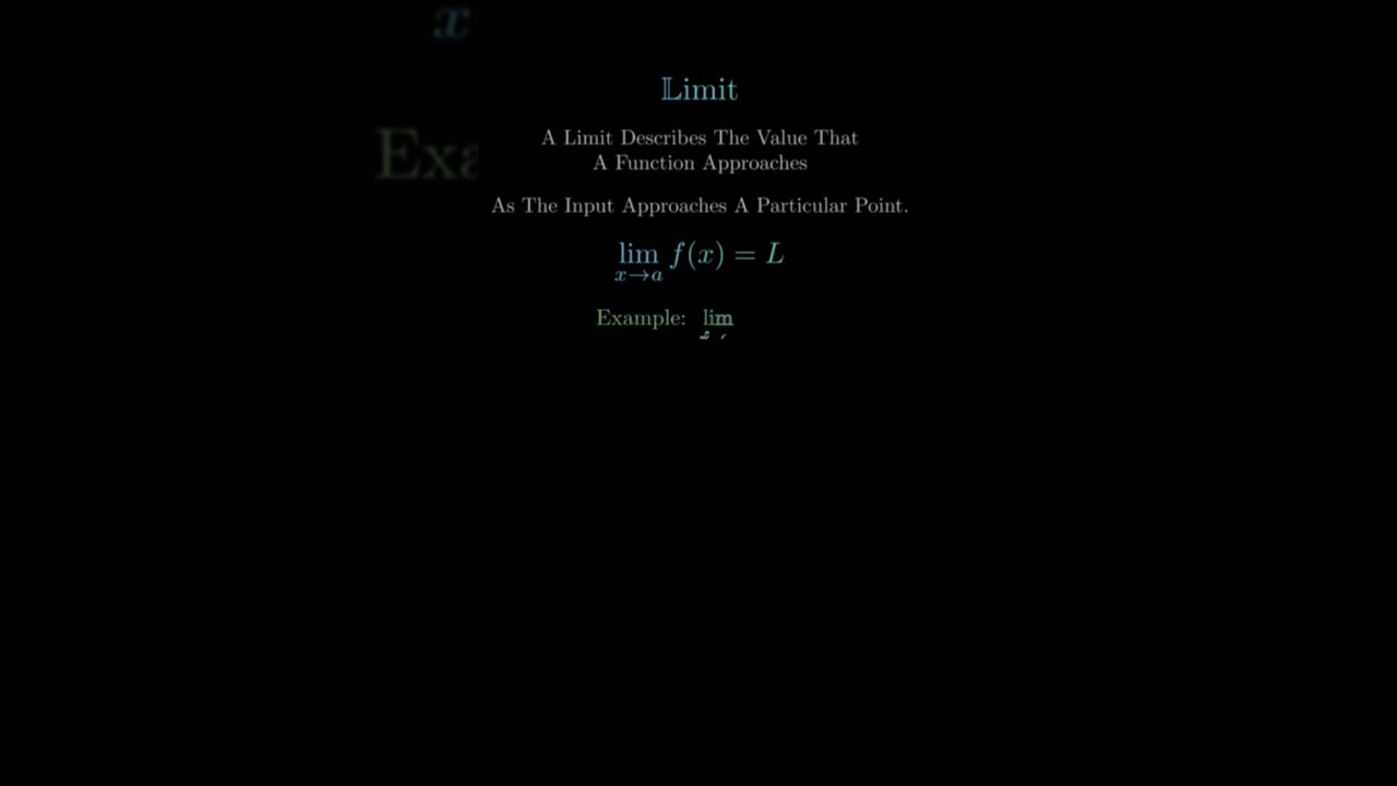 Limits  #calculus  #limit