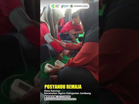 Posyandu Remaja di Wilayah Kerja Puskesmas Ngoro Kecamatan Ngoro Kabupaten Jombang.