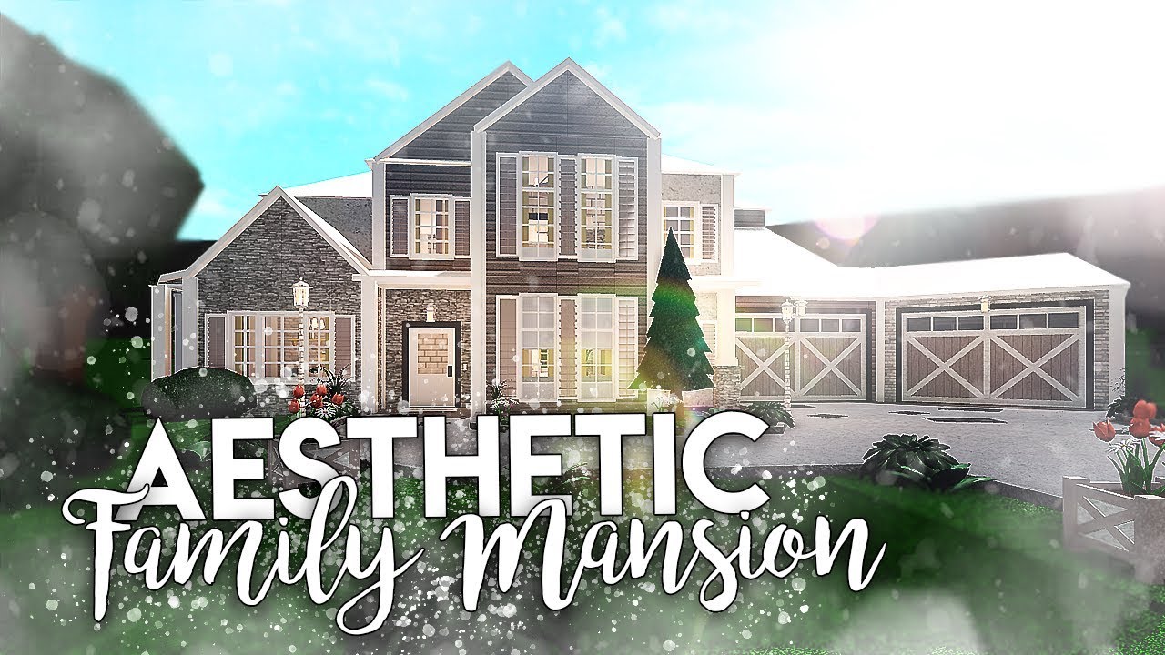Roblox | Bloxburg: Aesthetic Family Mansion | House Build