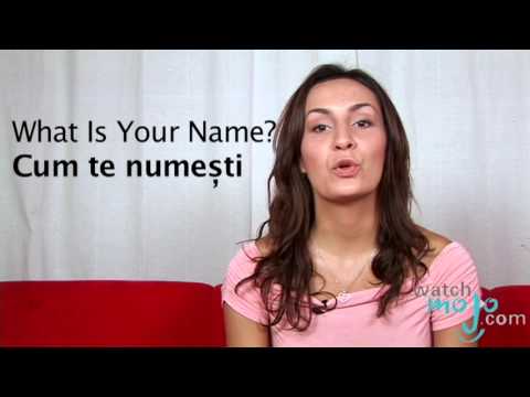 How to Say in Romanian What's Your Name