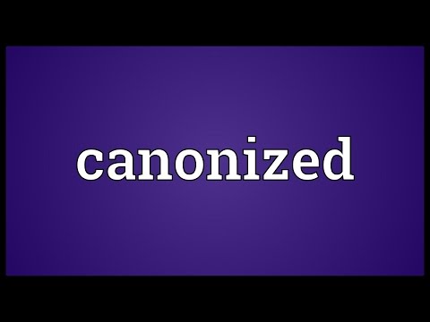 Canonized Meaning