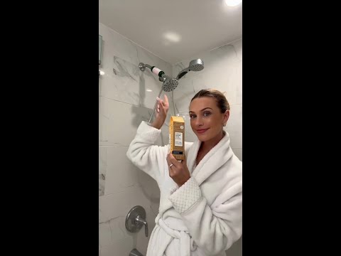 How to Install a Vitamin C Shower Filter🚿🫧 #shorts #hardwater #vitaminc