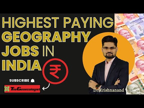 Highest Paying Geography Jobs in India- TheGeoecologist