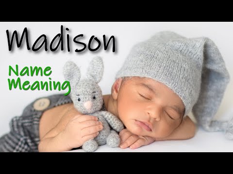 Madison | Name Meaning 👶🥰❤️