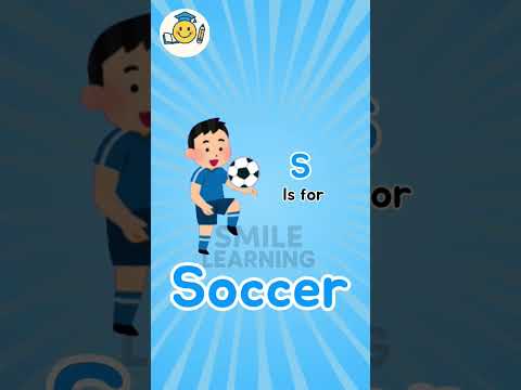 Object that start with letter S | #abc #alphabet #kids #kidslearning #learnabc