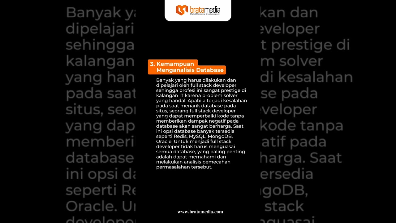 Tugas dan Kewajiban dari Seorang Full Stack Developer #shorts #creativeagency #fullstack