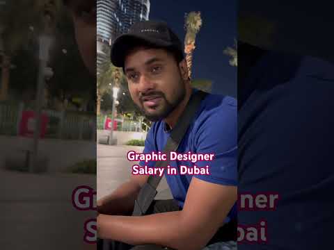 Dubai mai graphic designer ki salary kitni hoti hai #dubai #dubailife #dubaisalary #graphicdesigner
