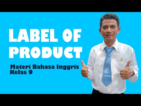 Materi Bahasa Inggris Kelas 9 | DRUG LABEL