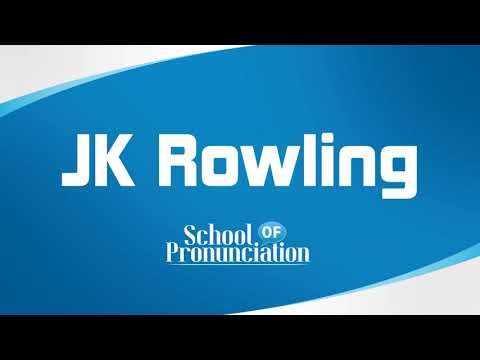 Learn How To Pronounce JK Rowling