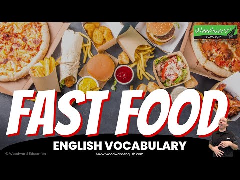 Fast Food English Vocabulary đ 22 Types of Fast Food in English