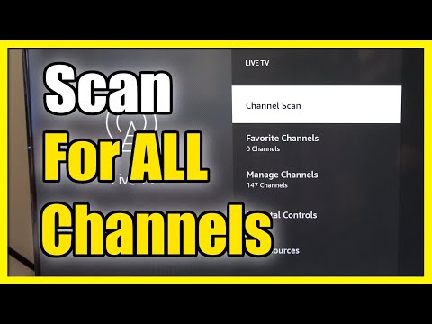 How to Scan For Channels on Amazon Fire TV (Antenna Air & Cable)