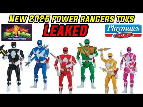 Playmates' NEW Power Ranger Toys LEAKED! Mighty Morphin Power Rangers Re-Ignition FIRST LOOK